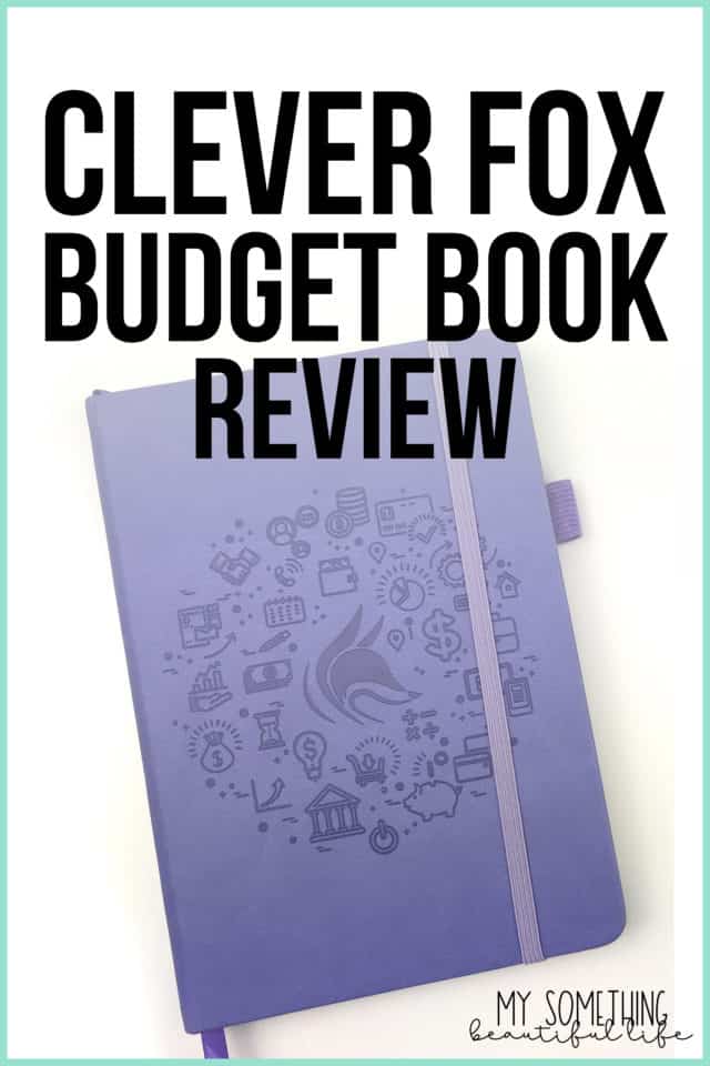 Clever Fox Budget Book Review - My Something Beautiful Life | Planning ...