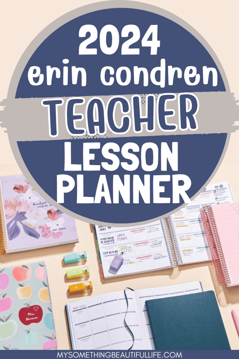 Best Teacher Planner: 2024 Erin Condren Teacher Lesson Planner - My ...